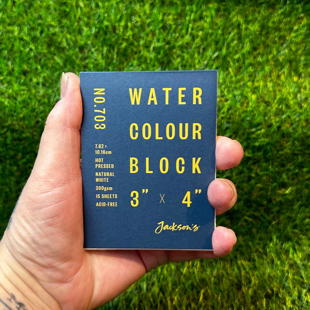 Mini Watercolour Blocks 3" X 4" With 300gsm Vegan-friendly Paper ...