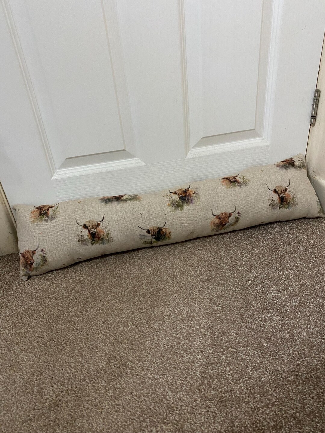 Highland Cow Draught Excluder - Etsy