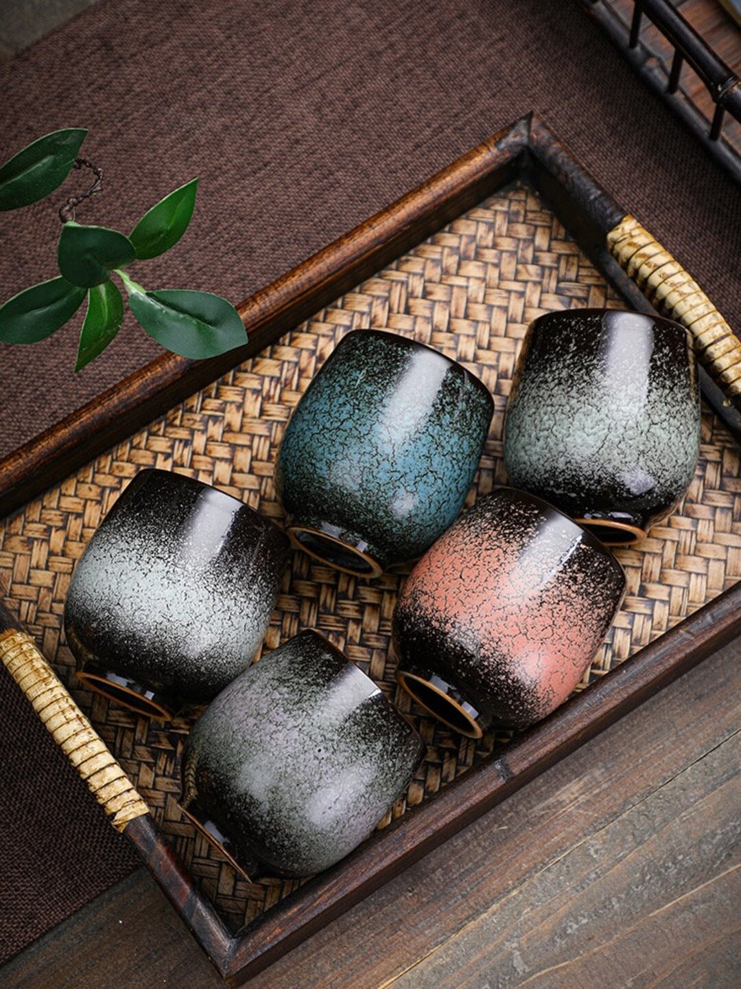 Collection of Glazed Authentic Kung Fu Tea Cups / Green Tea / - Etsy