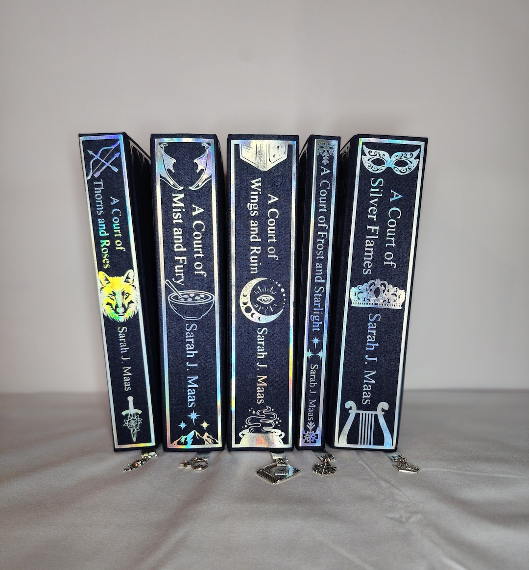 Custom Rebound ACOTAR Series With Cloth Book Covers - Etsy