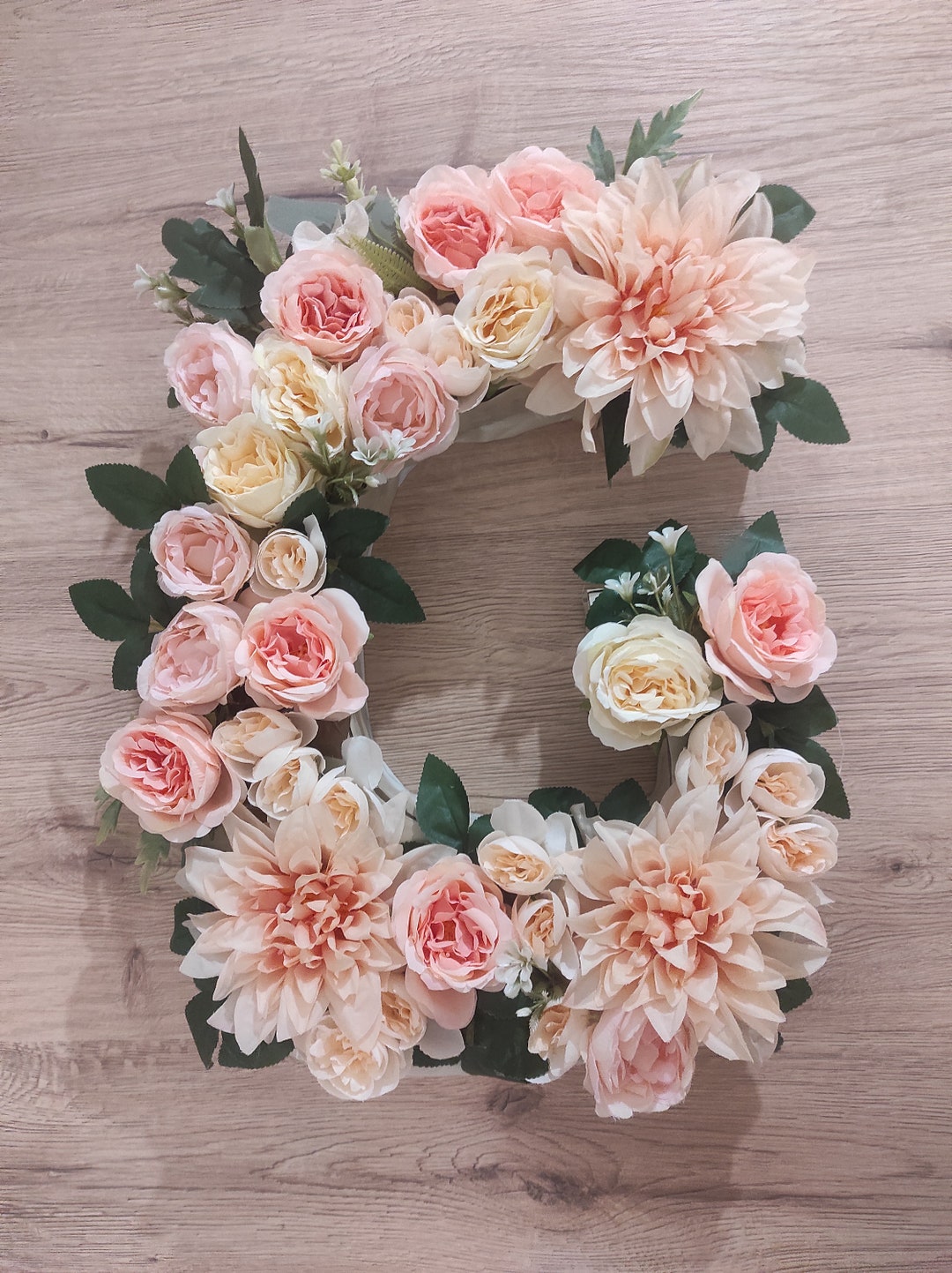 Floral Numbers and Letters - Etsy