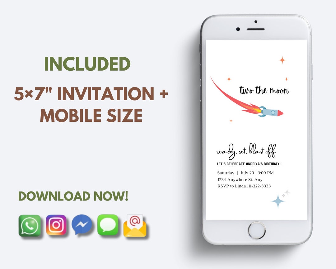 Editable Canva Birthday Card Template DIY Digital Download - Etsy