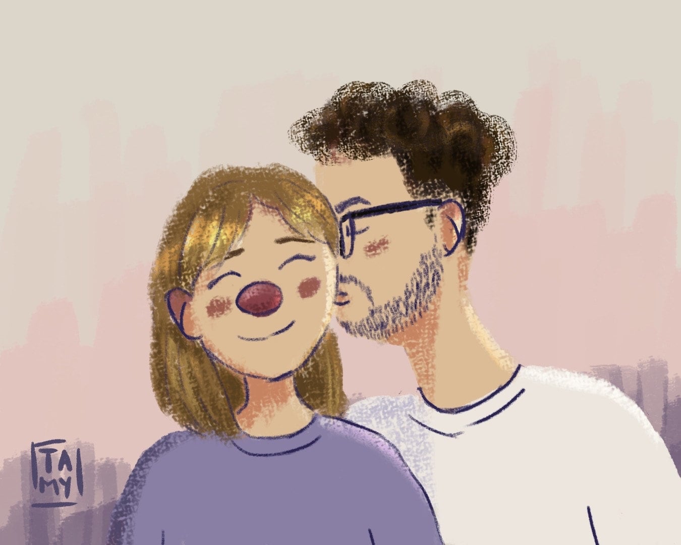 Custom Couple Commission Hand-drawn Doodle Commission Gift Ideas Cheap ...