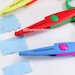 Zigzag Line Cut Scissors for Crafting, Wavy Line Cut Scissors, Lace ...