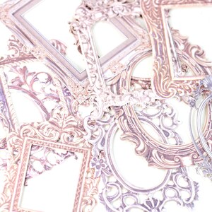 10 Pcs Pack Vintage Paper Picture Frames, Cardstock Paper Border Frames ...