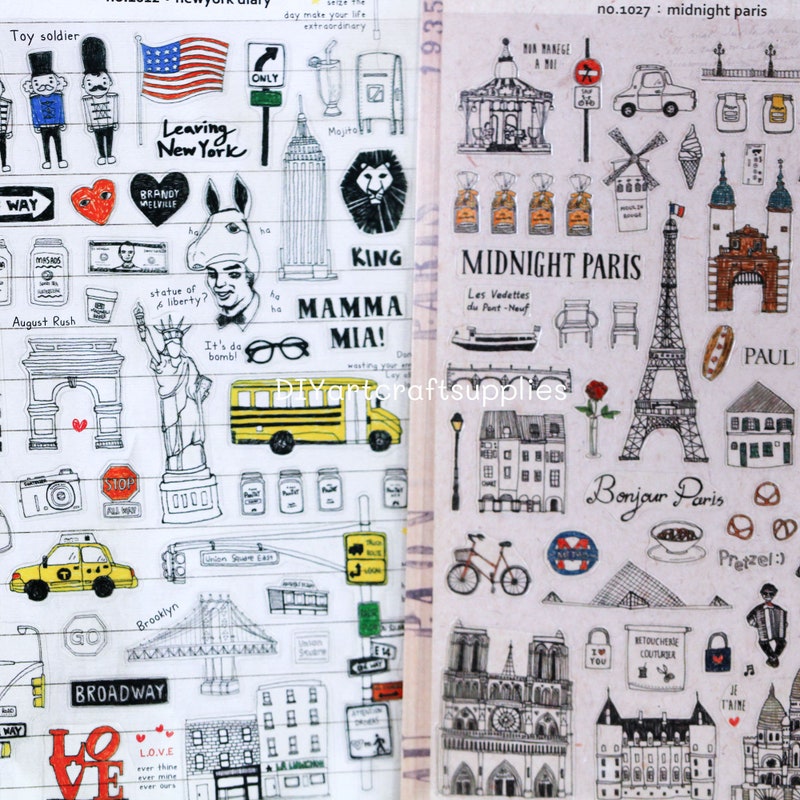 Paris Sticker - Etsy