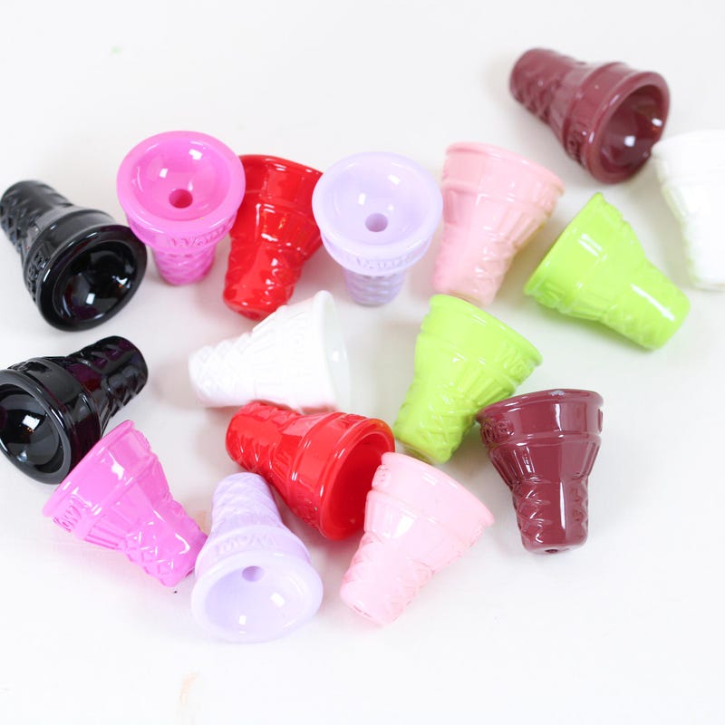 Glass Cone Beads - Etsy