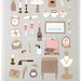 Victorian Home Furniture Sticker Sheet, Vintage Mood Stickers, Vintage ...