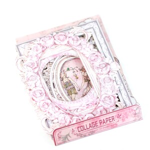 10 Pcs Pack Vintage Paper Picture Frames, Cardstock Paper Border Frames ...