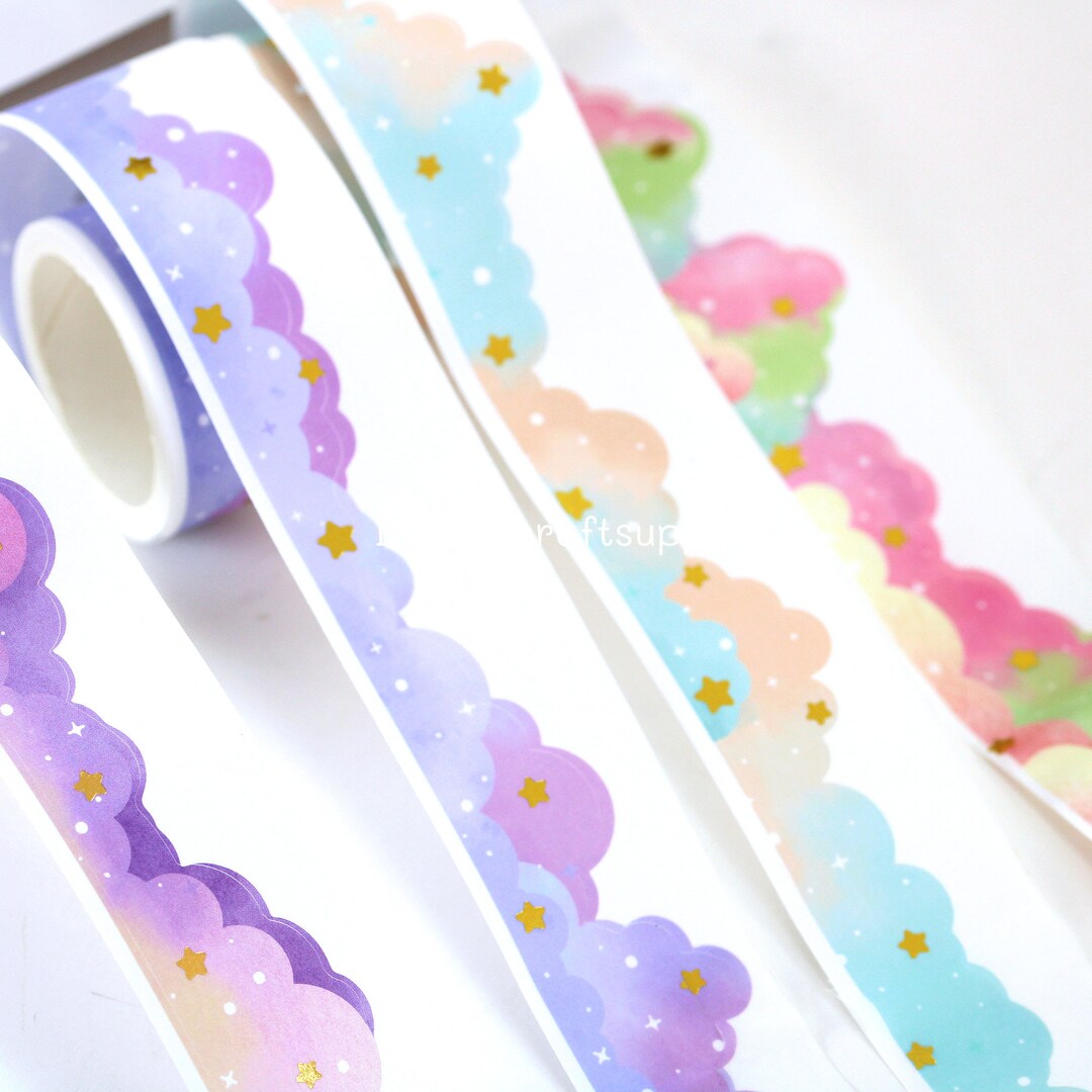 Dreaming Cloud Washi Tape, Fantasy Cloud Decorative Tape for DIY ...