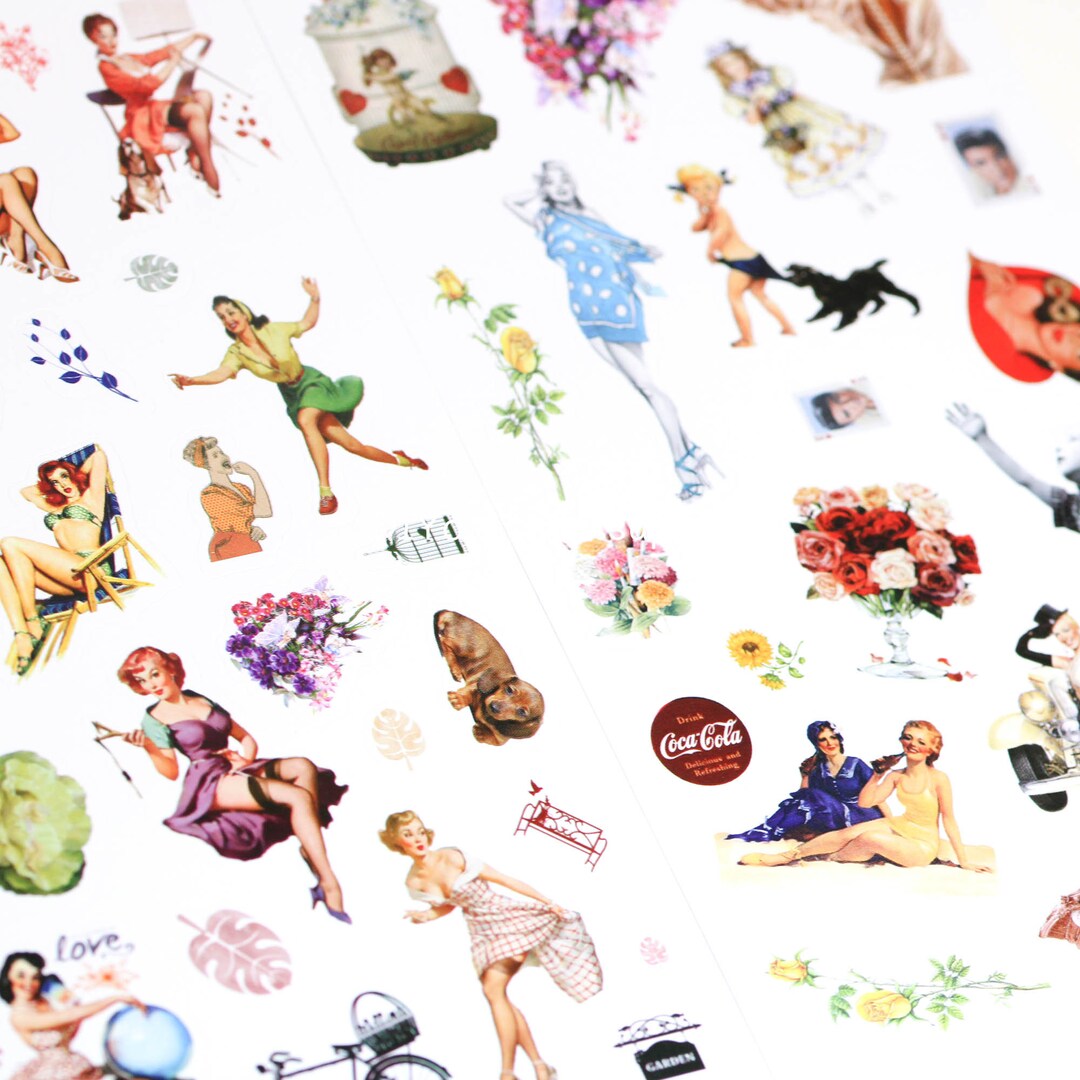 6 Sticker Sheets, Pop Culture Stickers, Pop Culture Art Stickers, Pop ...