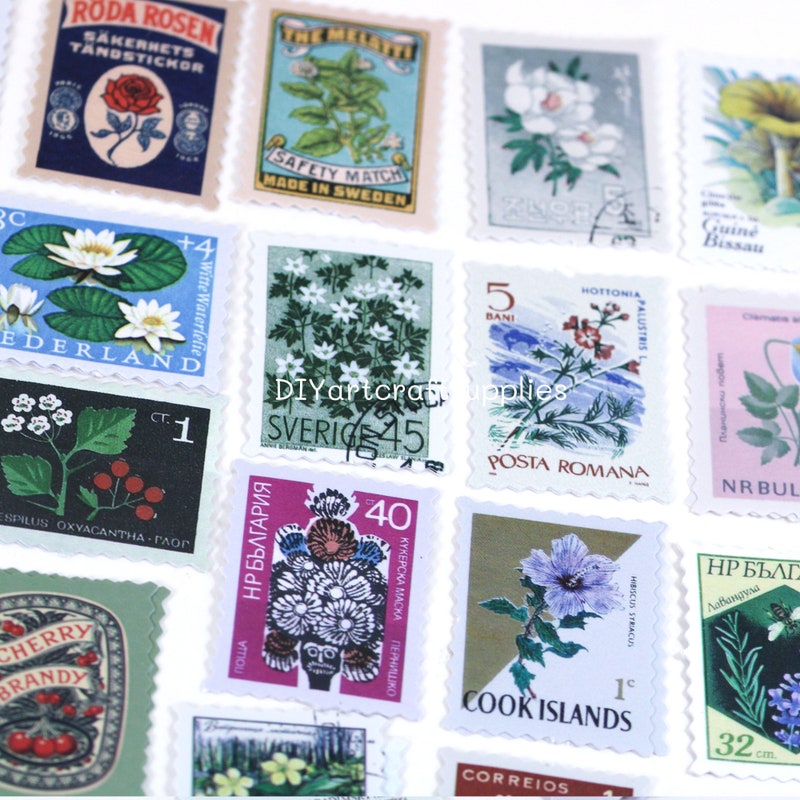 Stamp Stickers - Etsy