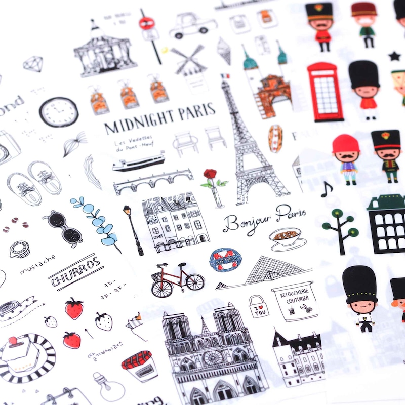 Paris Sticker - Etsy