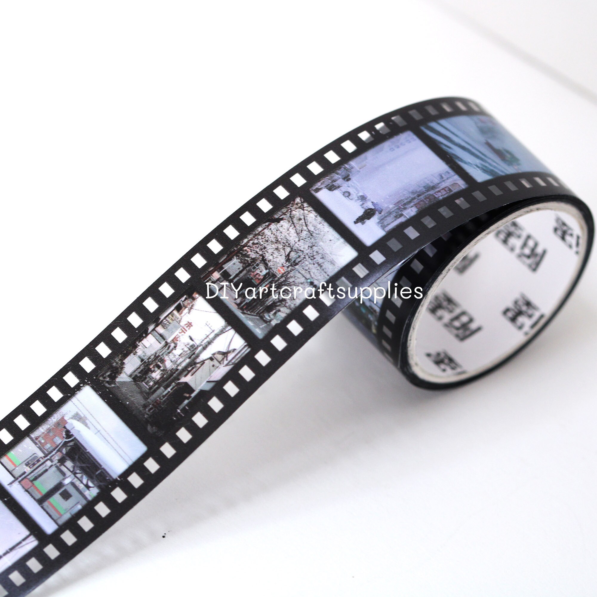 Old Camera Film Stock Washi Tape Roll, Japanese Landscape Film Picture ...