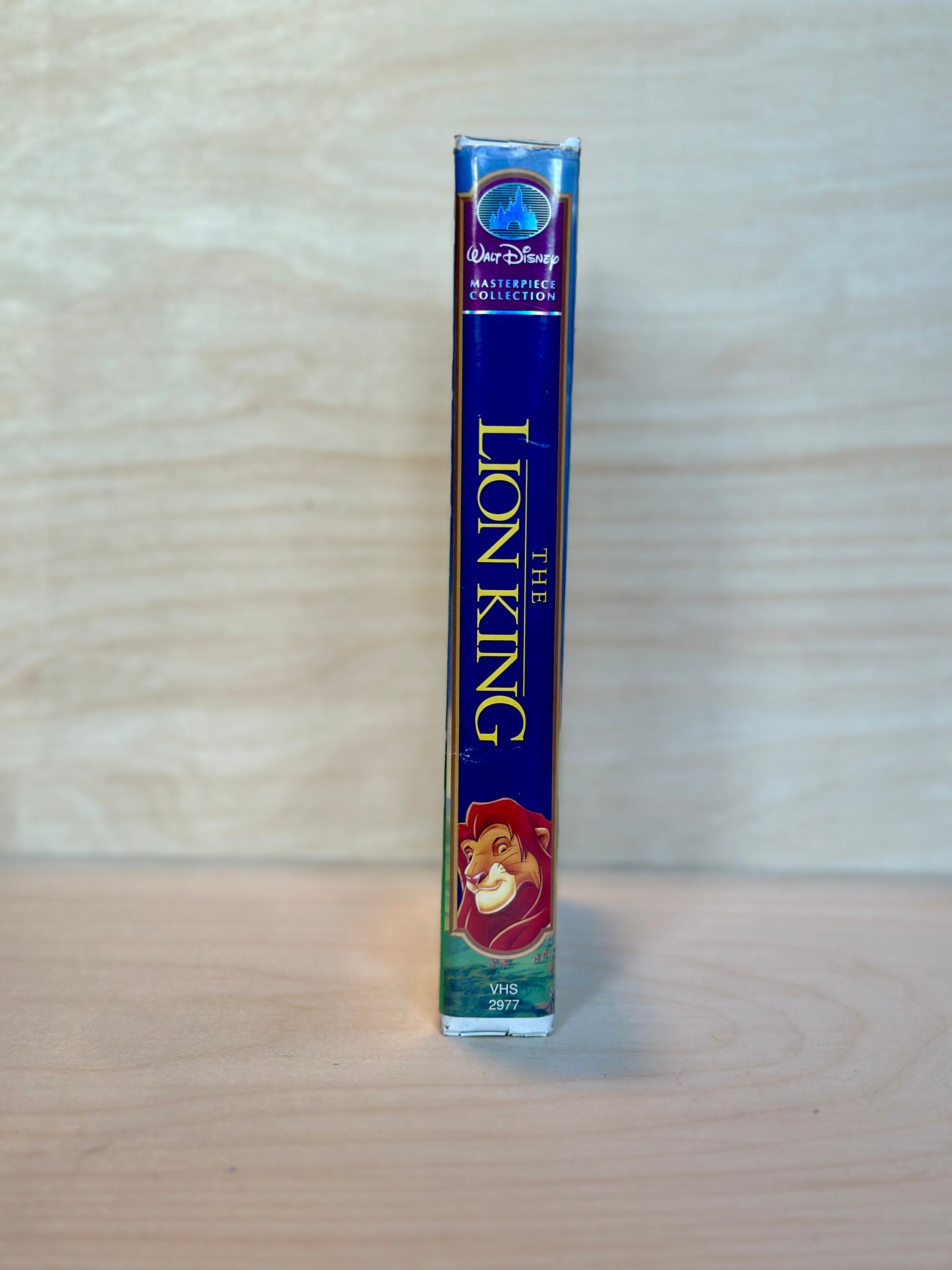 Vintage the Lion King VHS Walt Disney Masterpiece Collection Rare ...