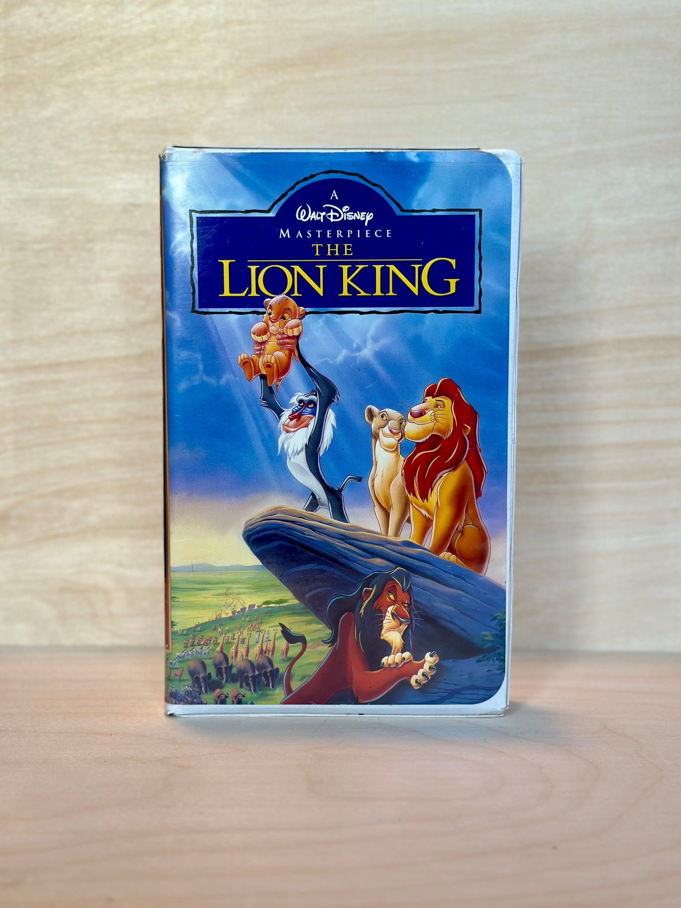 Vintage the Lion King VHS Walt Disney Masterpiece Collection - Etsy ...