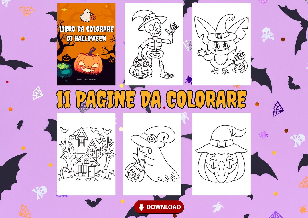 11 Printable Halloween Coloring Pages, Coloring Sheets, Halloween Games ...