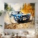 Classic Ford Mustang Wall Tapestry Muscle Car Wall Hanging Racing Car ...
