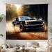 Classic Ford Mustang Wall Tapestry Muscle Car Wall Hanging Racing Car ...
