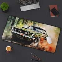 Retro 80s 90s Ford Mustang Fox Body 5.0 Custom Art Mouse Pad - Etsy UK