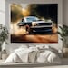 Classic Ford Mustang Wall Tapestry Muscle Car Wall Hanging Racing Car ...