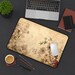 Retro Pressed Wildflowers Desk Mat Cottagecore Mat Beige Mouse Pad ...