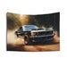 Classic Ford Mustang Wall Tapestry Muscle Car Wall Hanging Racing Car ...