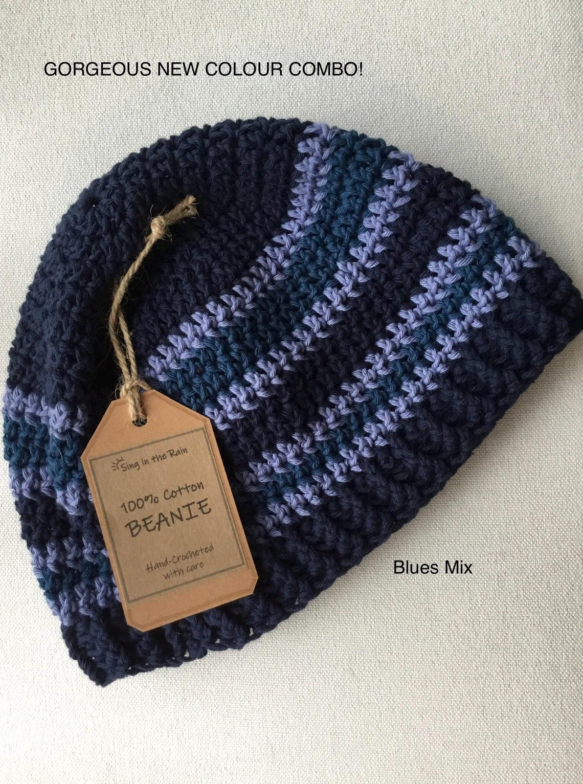 Lightweight Cotton Beanie - Spring/summer/autumn Beanie - Festival ...