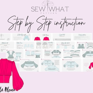 Dolla Blouse Pattern|women Blouse Sewing Pattern|women Top Sewing ...