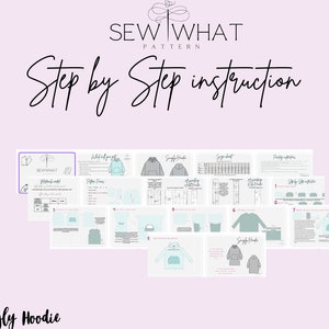 Blanket Hoodie Pattern|snugly Christmas Hoodie Adult+kid|pdf Sewing Pattern|adult Size and Kid ...