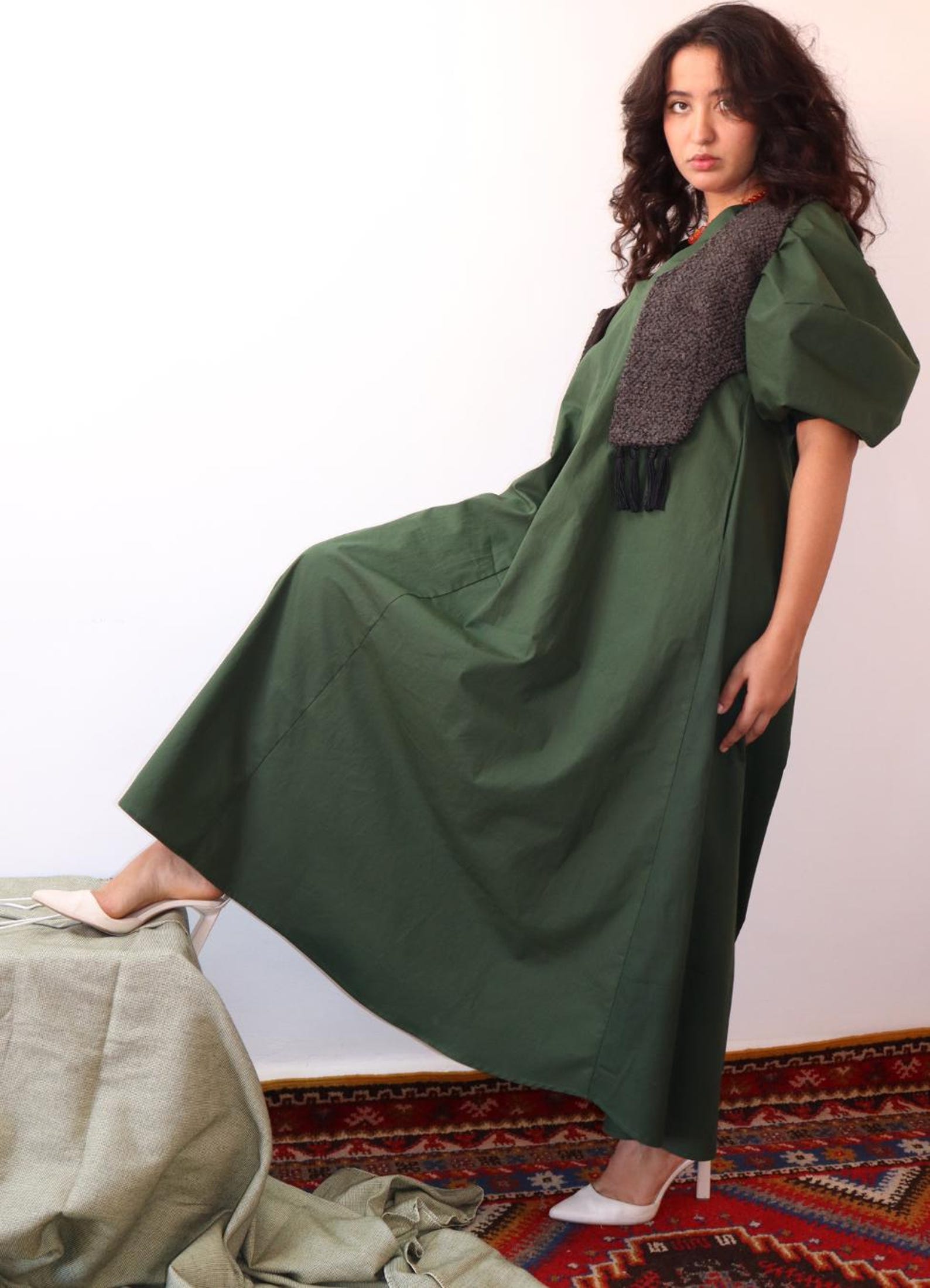 Iris Dress- Puff Sleeve Dress Pattern |women Dress Sewing Pattern|pdf ...