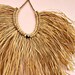 Natural Raffia Wall Hanging Boho Wall Decor Bohemian Raffia - Etsy