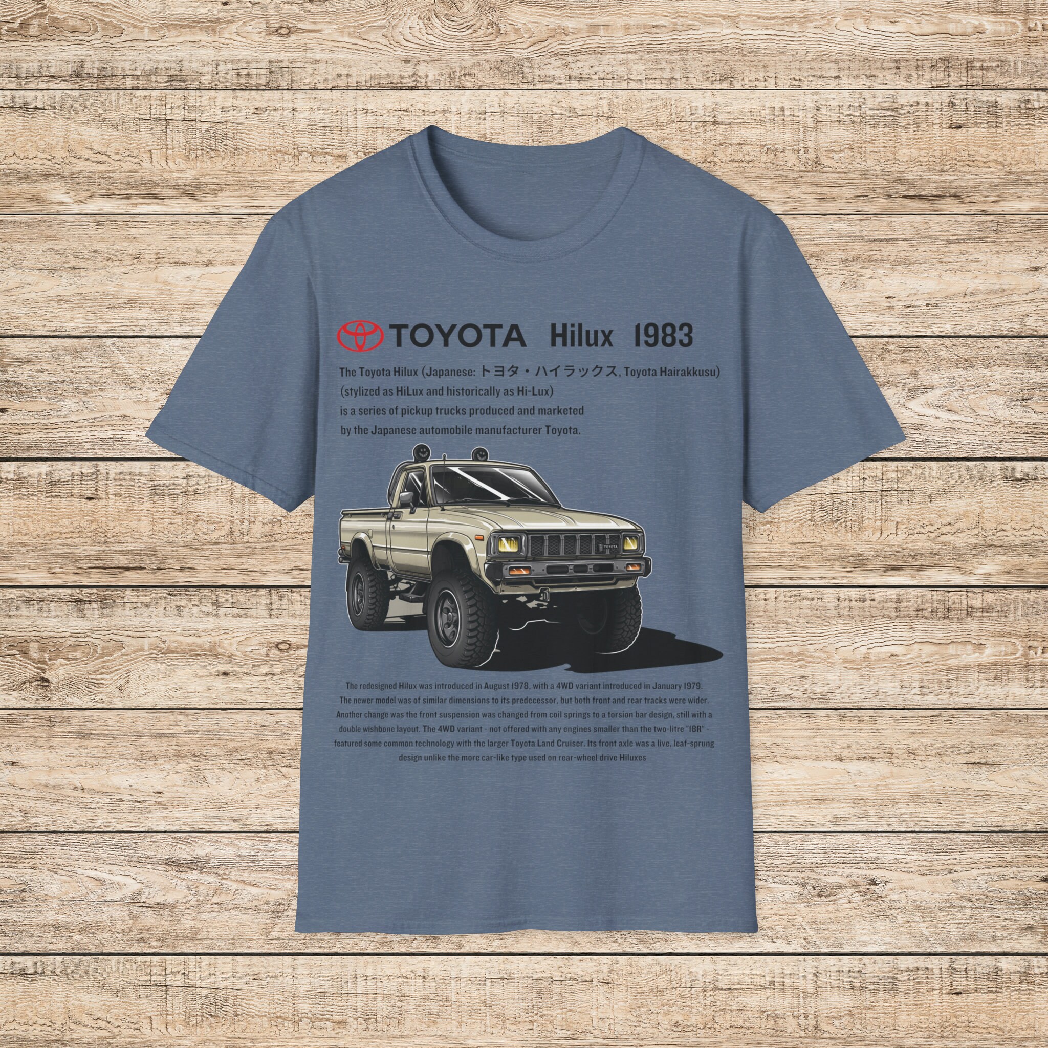 TOYOTA Hilux 1983 Pickup Truck Mug, off Road Gift, 4x4, Japanese ...