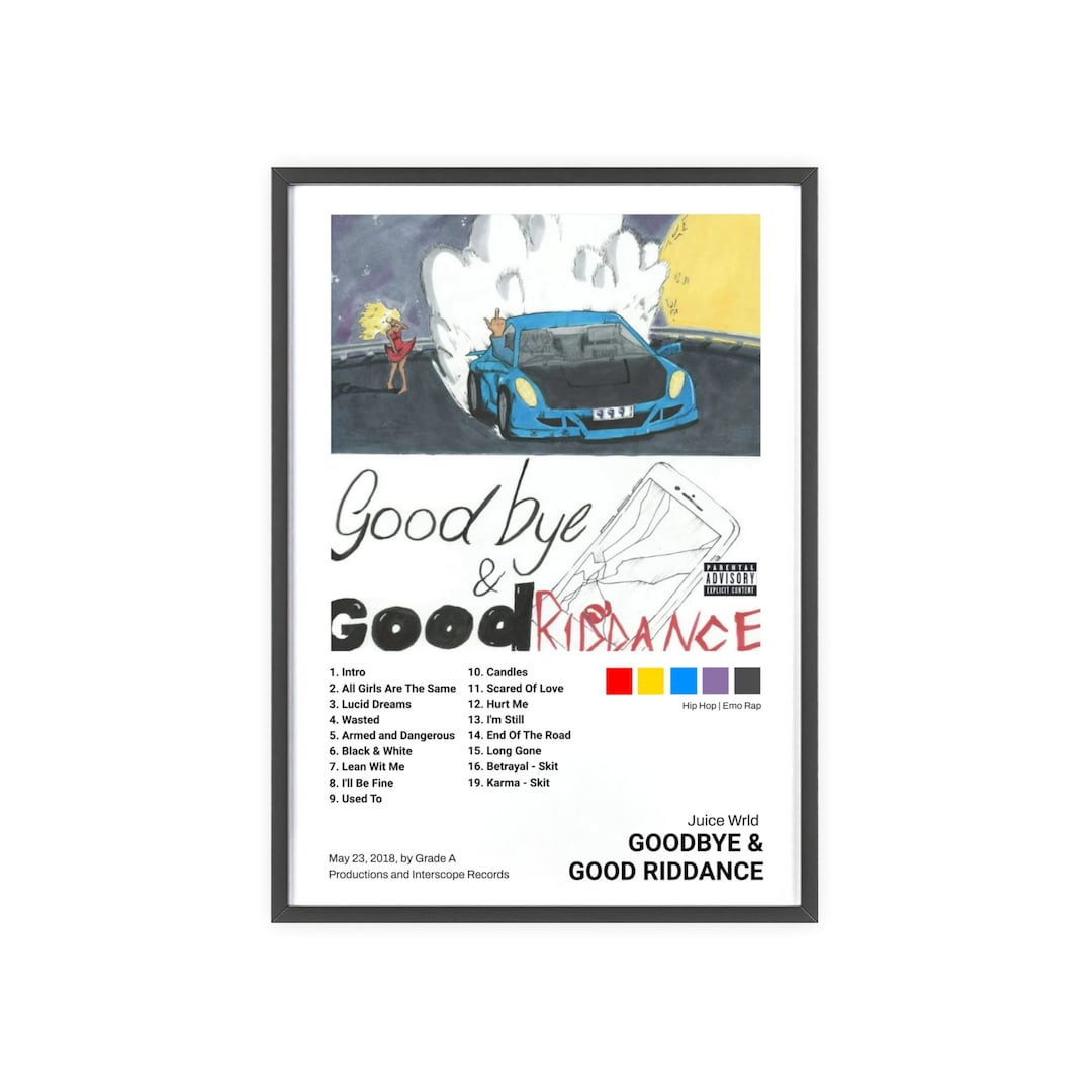 Juice Wrld goodbye & Good Riddance Poster - Etsy