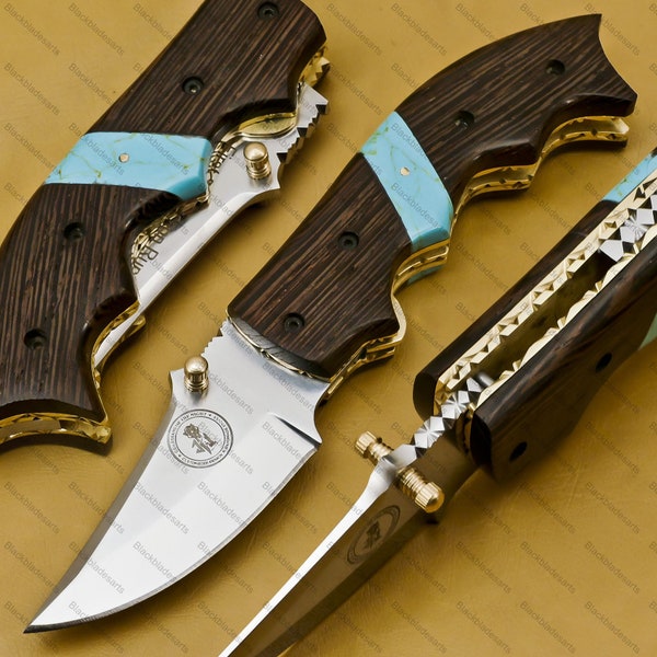 Turquoise Folding Knife - Etsy