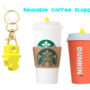 Best Sellers Reusable Coffee STOPPER Set of 5 Hang on Rear View Mirror ...
