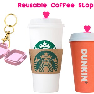 Reusable Coffee Stopper Case With Coffee Stopper! Mix and Match - Avoid ...