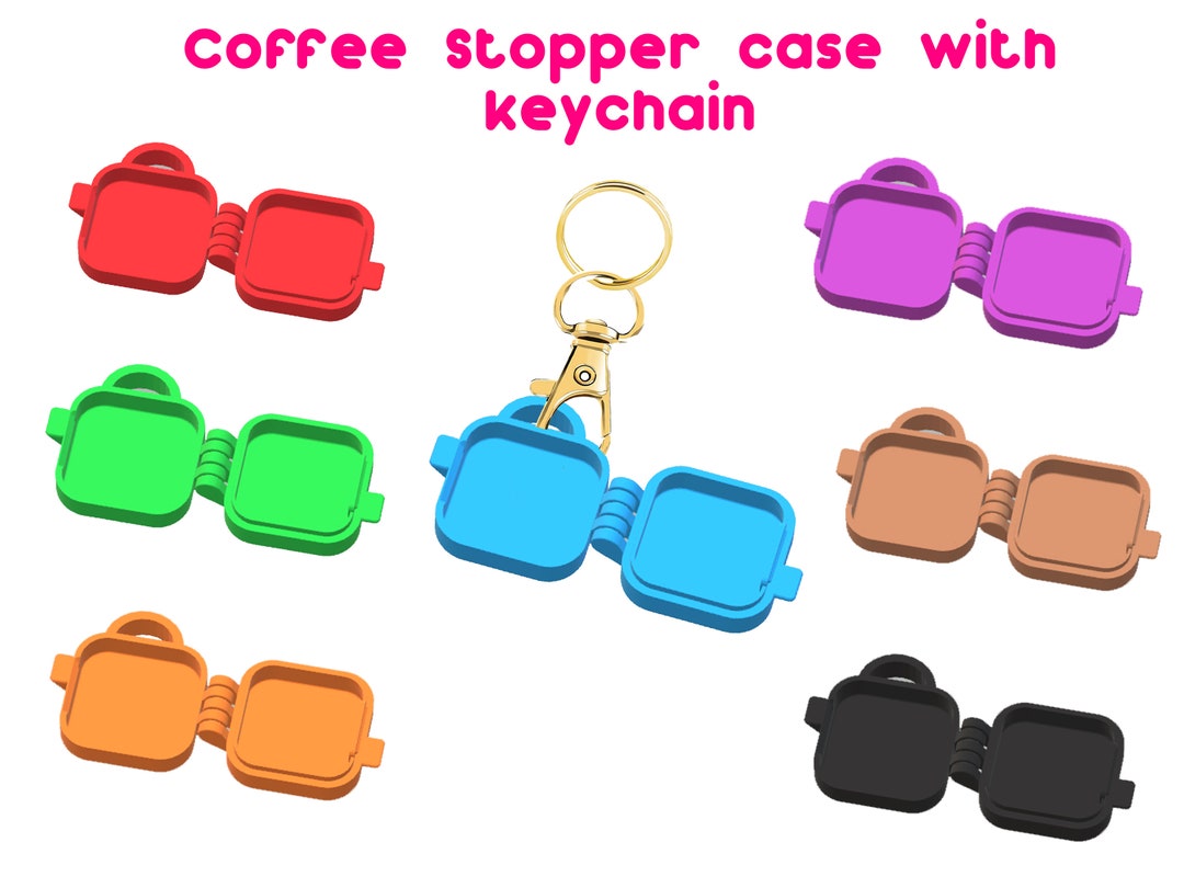 Reusable Coffee Stopper Case Only - These Fit Our Coffee Stoppers! Includes Hook - LIMITED ...