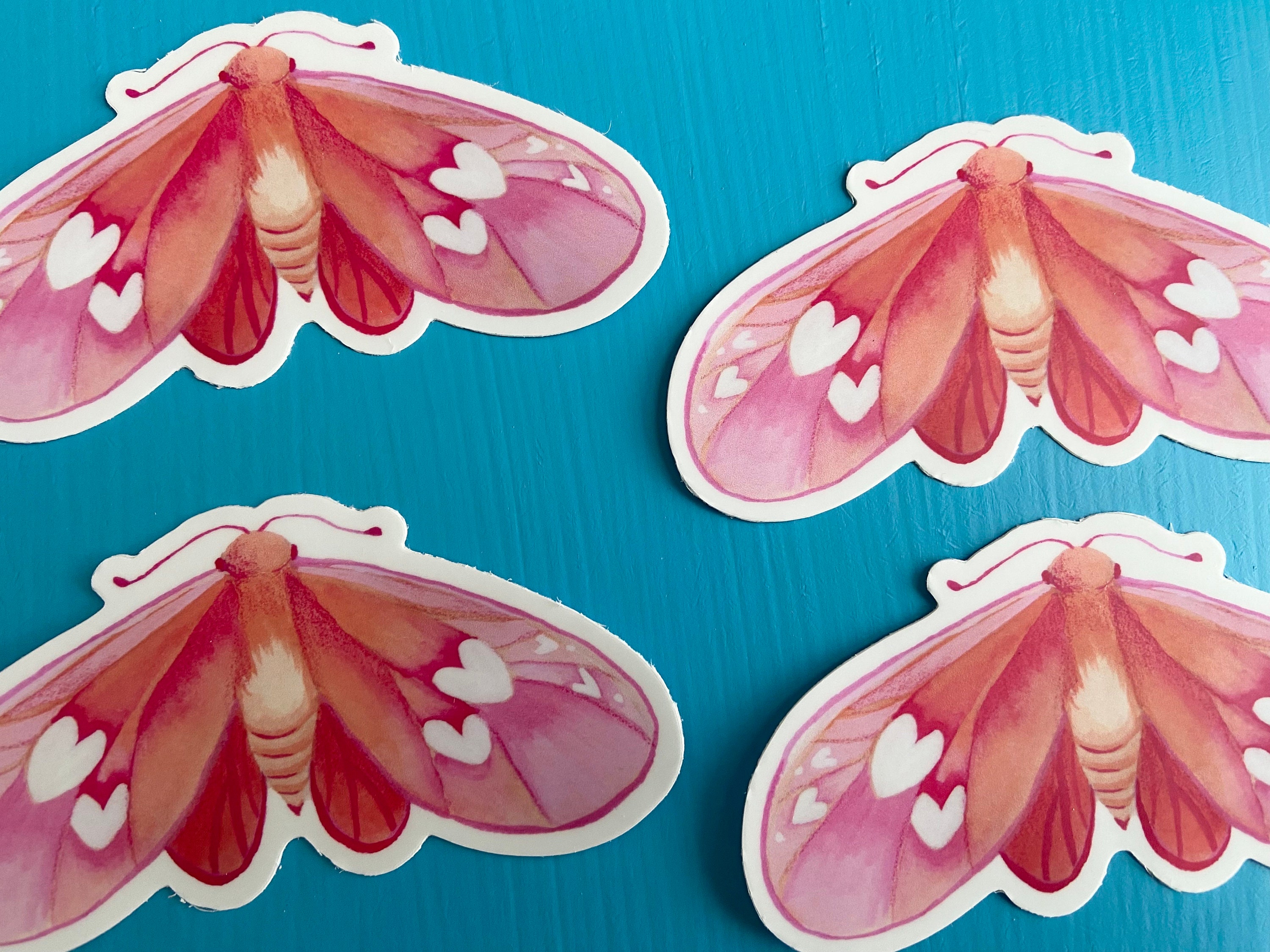 Lesbian Pride Flag Sticker LGBTQ Love Bug Sticker Pack Lesbian Love ...