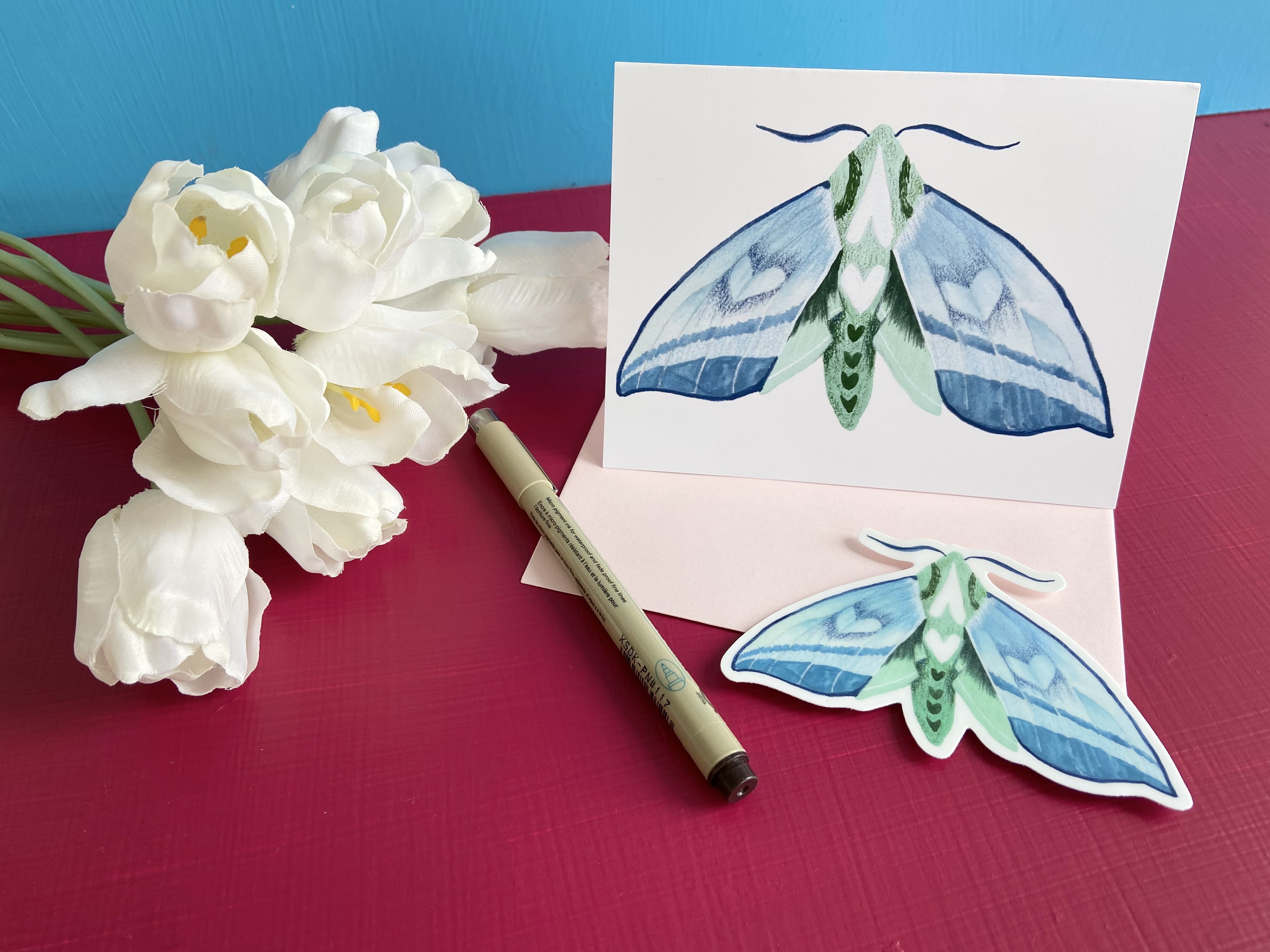 Gay Love Moth Sticker Gay Sticker Pack Queer Love Bug Wedding Gift ...