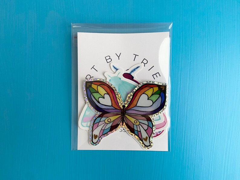 Assorted LGBTQ Love Sticker Pack Queer Love Bug Valentine Gift Subtle ...