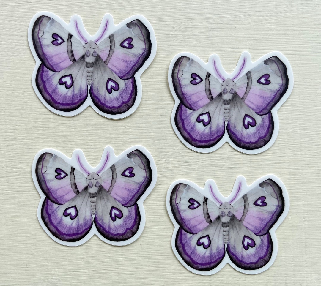 Asexual Pride Butterfly Sticker LGBTQ Sticker Pack Queer Love ...