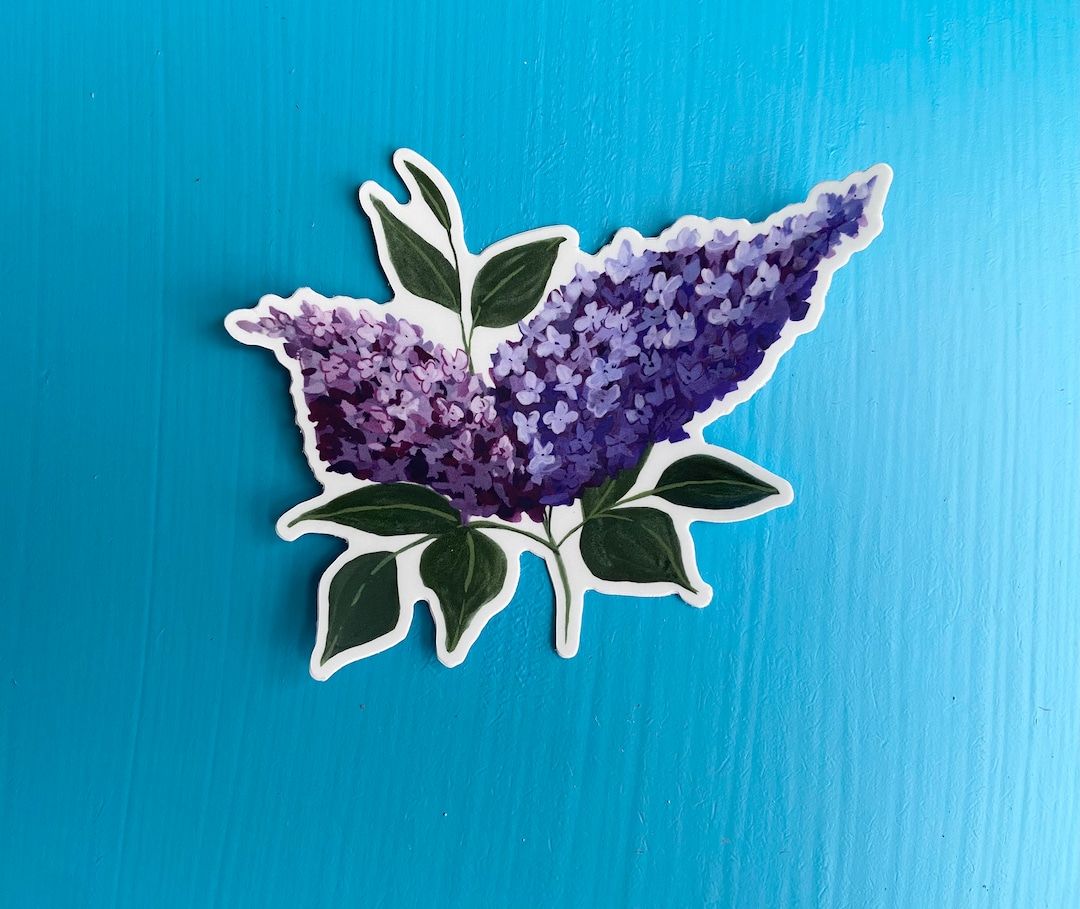 Flower Cottagecore Sticker Laptop Floral Vinyl Sticker Water Resistant ...