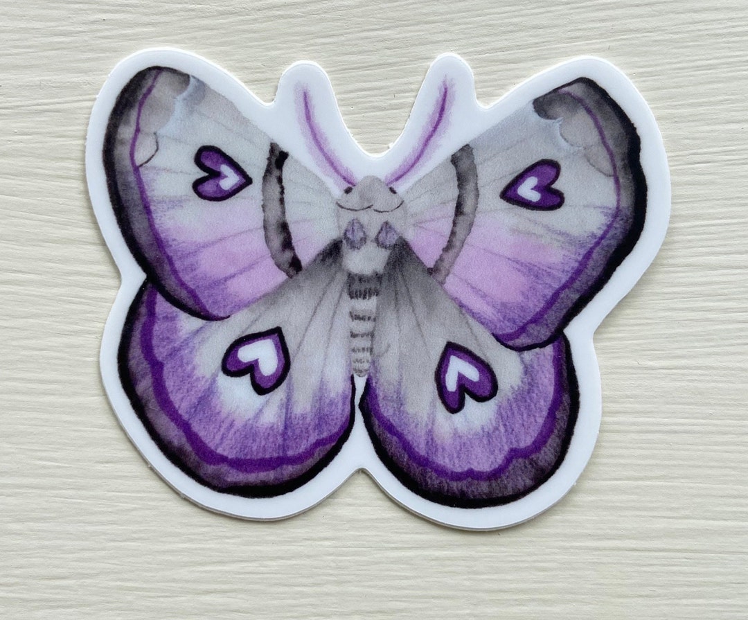 Asexual Pride Butterfly Sticker LGBTQ Sticker Pack Queer Love ...