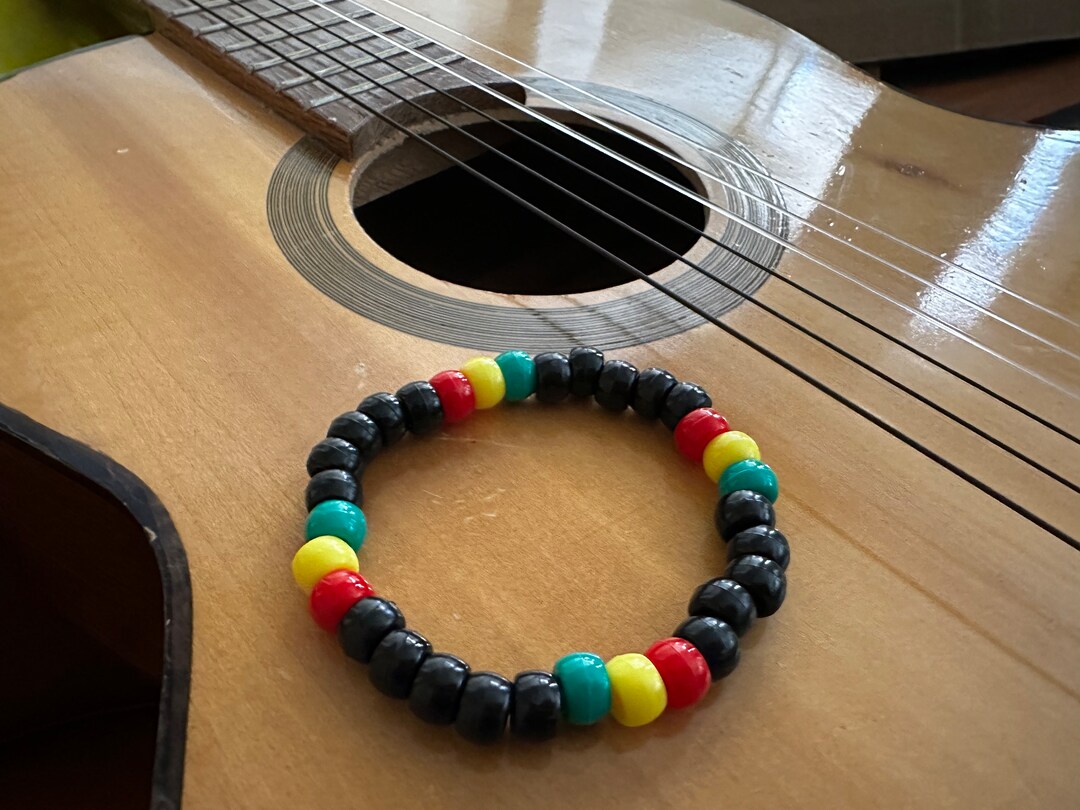 Reggae Rasta Jimmy Buffett Bob Marley One Love Island Bracelet - Etsy