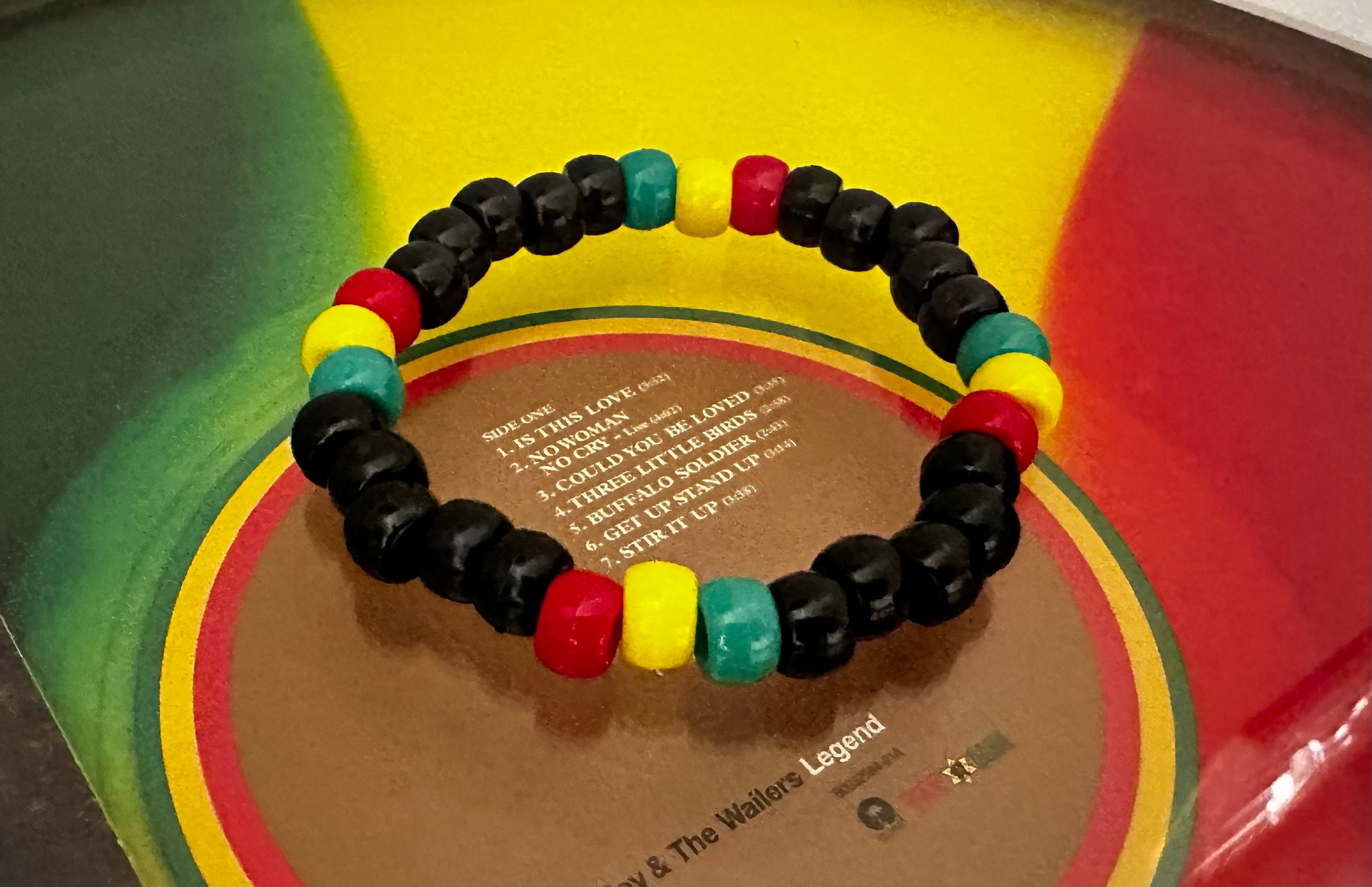 Reggae Rasta Jimmy Buffett Bob Marley One Love Island Bracelet - Etsy