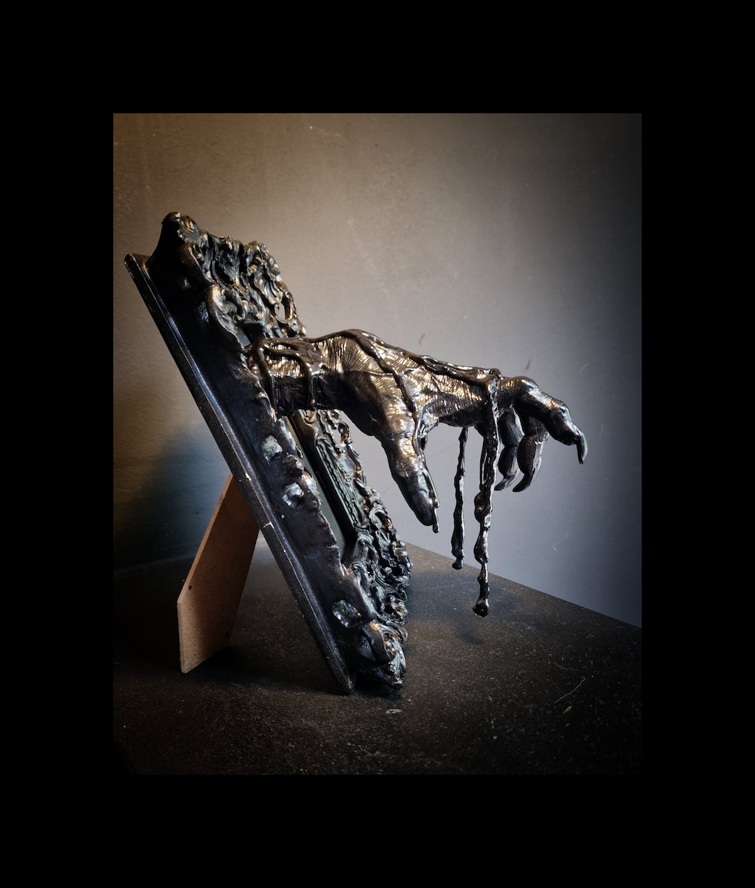 Gothic Demon Hand Out or Baroque Frame. 3D Wall Art and a Perfect Gift ...