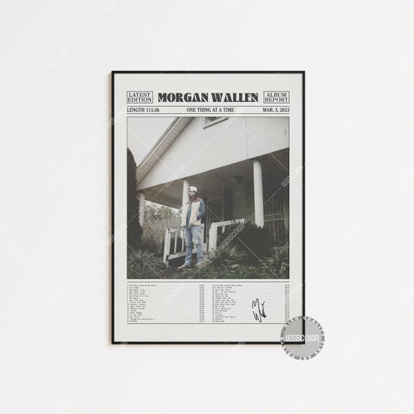 Morgan Wallen Album Posters - Etsy