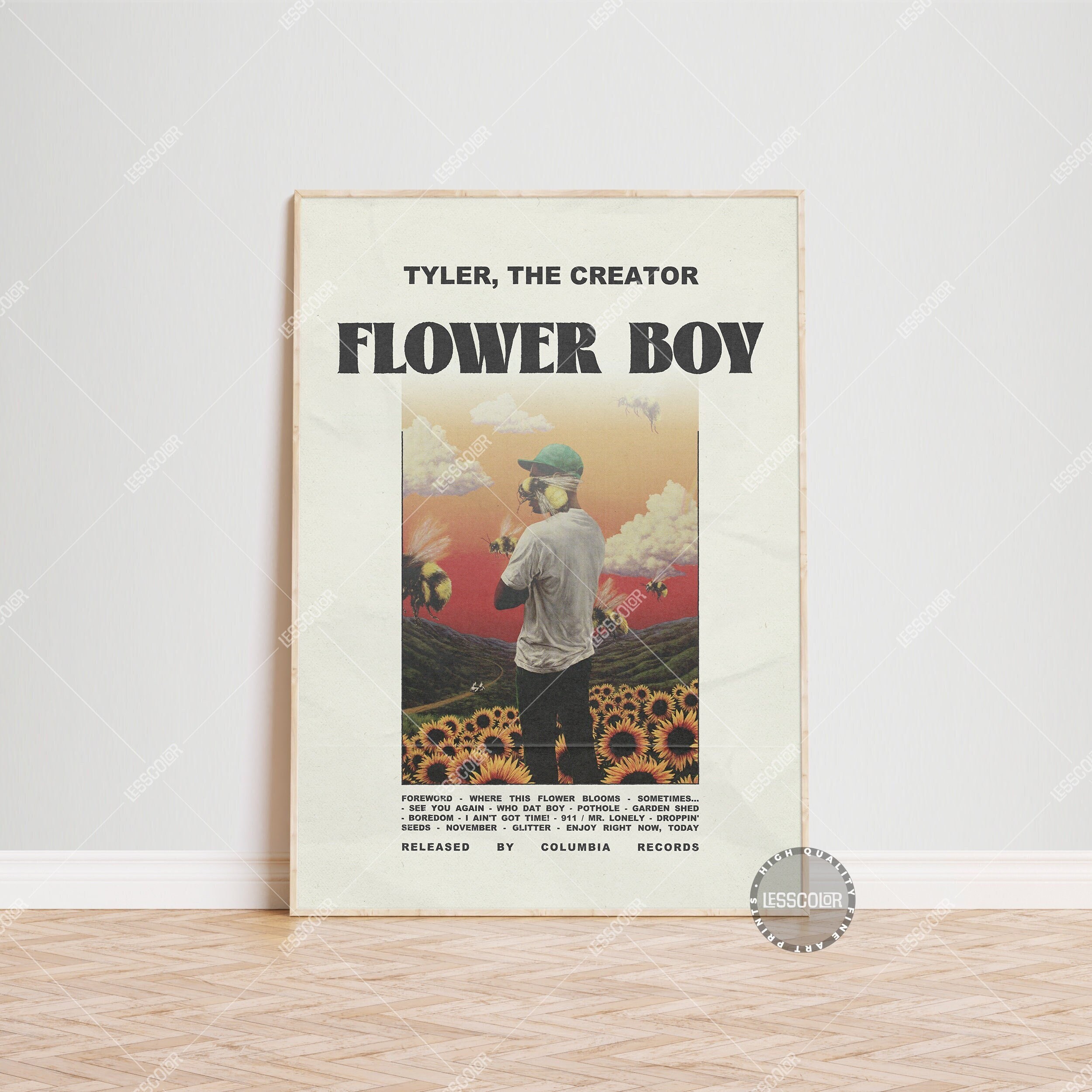 Tyler, the Creator Poster / Flower Boy Poster / Album Cover Poster ...