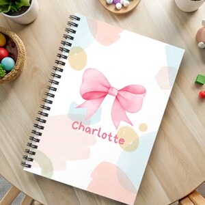 Back to School Notebook for Kids Personalized Notebook Custom Name ...